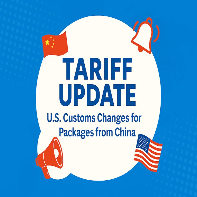📢 Tariff Update: U.S. Customs Changes for Packages from China – CSF ...